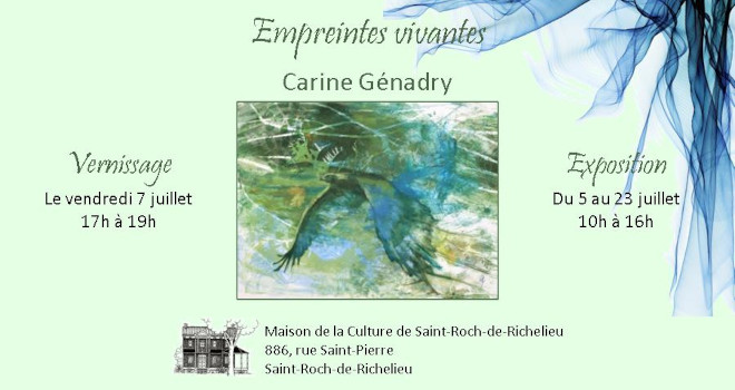 Maison de la culture Saint-Roch-de-Richelieu: exposition « Empreinte ...