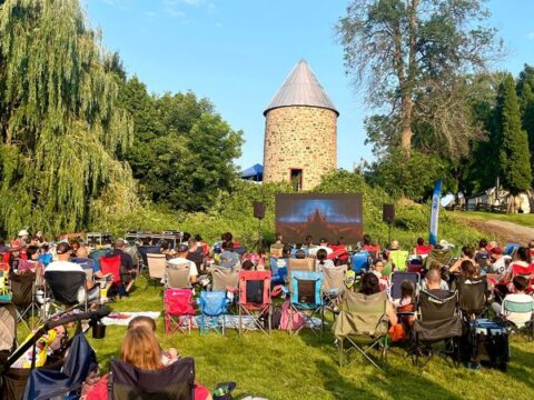 Les projections toutes garnies : Pizza et film en plein air | Le ...