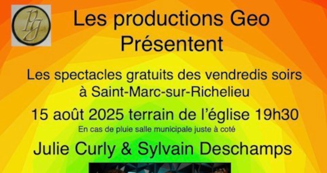 Les Concerts du vendredi à Saint-Marc-sur-Richelieu: Julie Curly ...